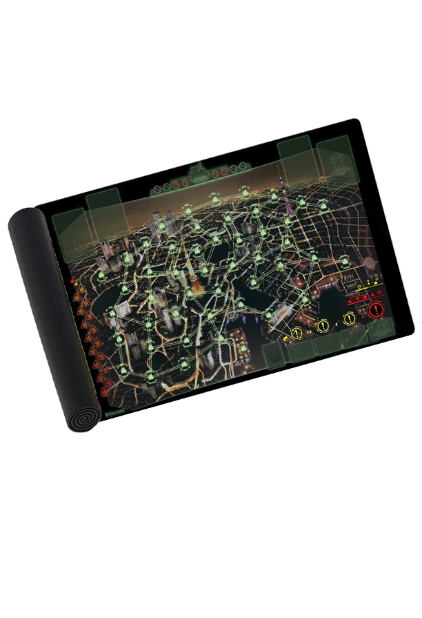 Playmat - Tokyo Sidekick - 2-Sided Map - Oversized – Japanime Games
